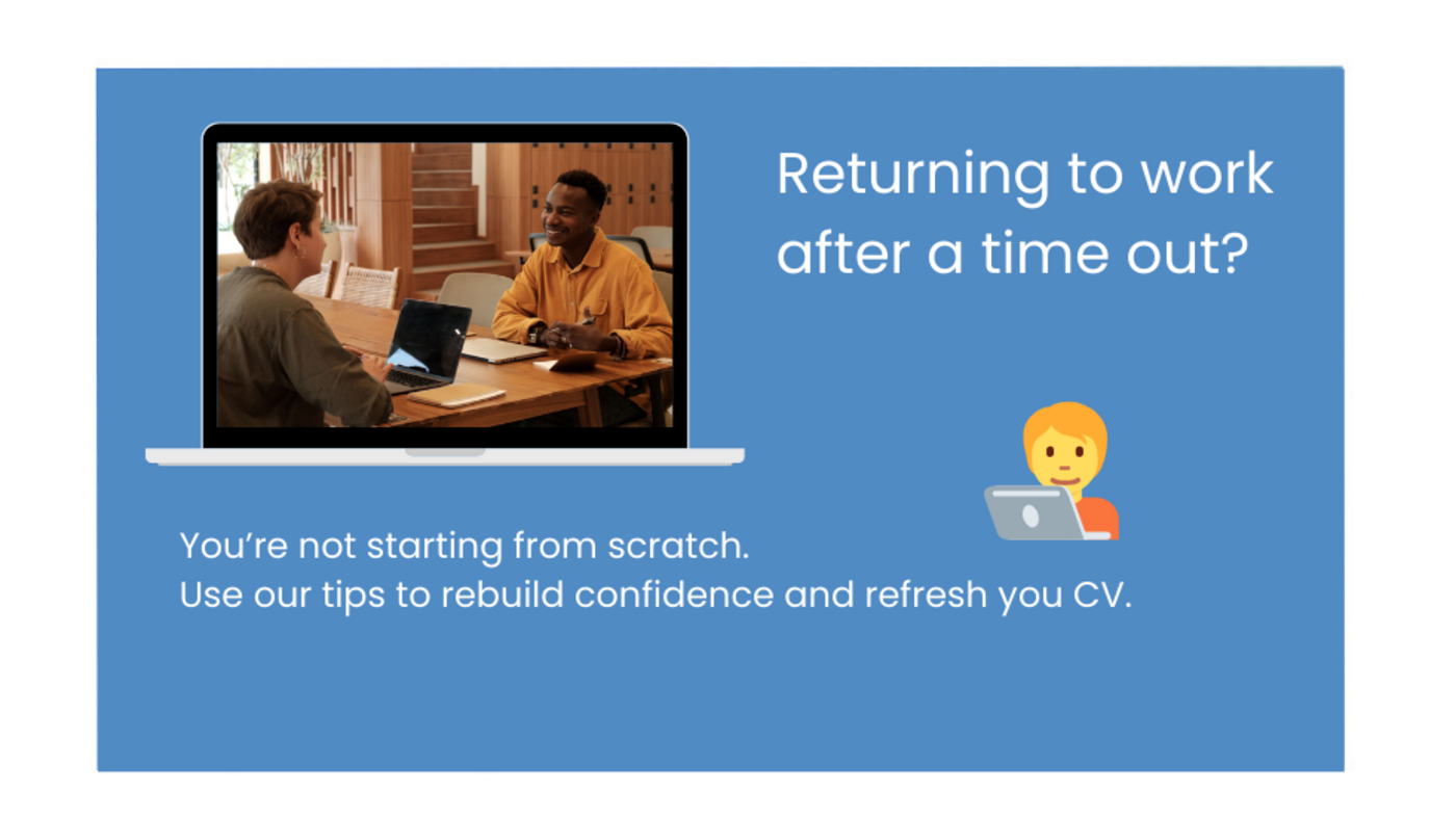 Returning to work after a career break | Diversifying.io